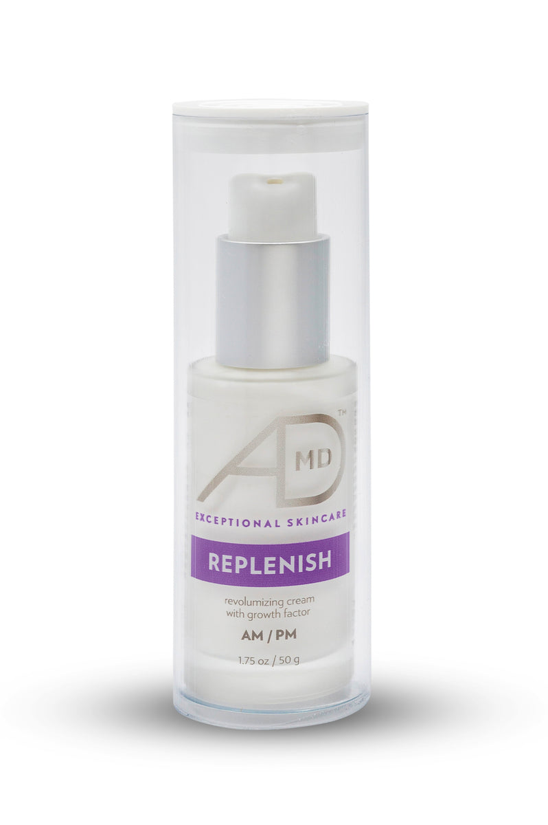 Replenish re-volumizing cream with growth factor ADMD Skincare ...