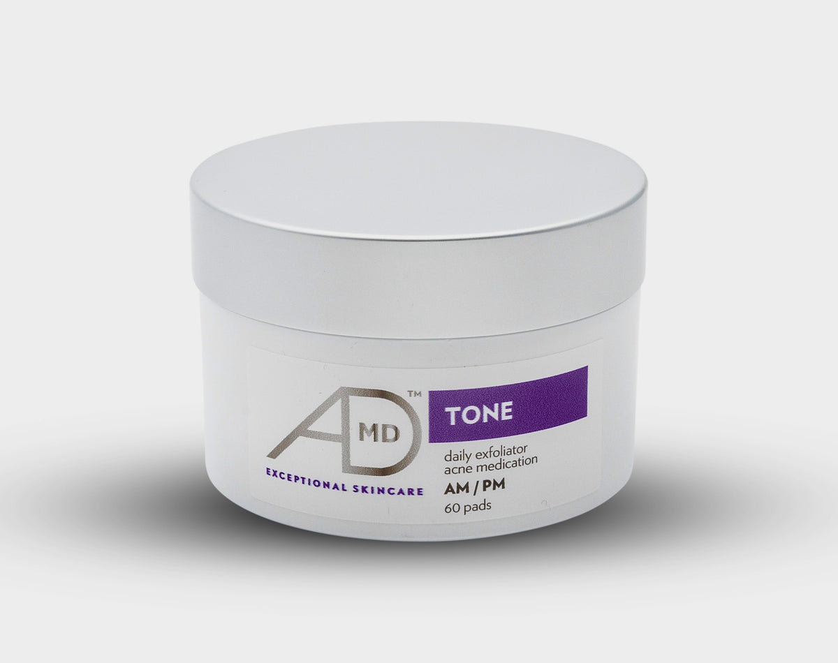 Tone mild exfoliating pads ADMD Skincare. Skin degreasing, Anti-Acne ...